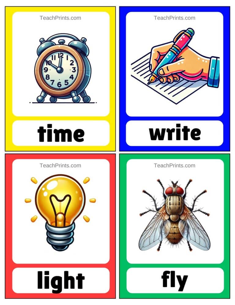 74 Free Long Vowels Flashcards (Print Now!) - Teach Prints