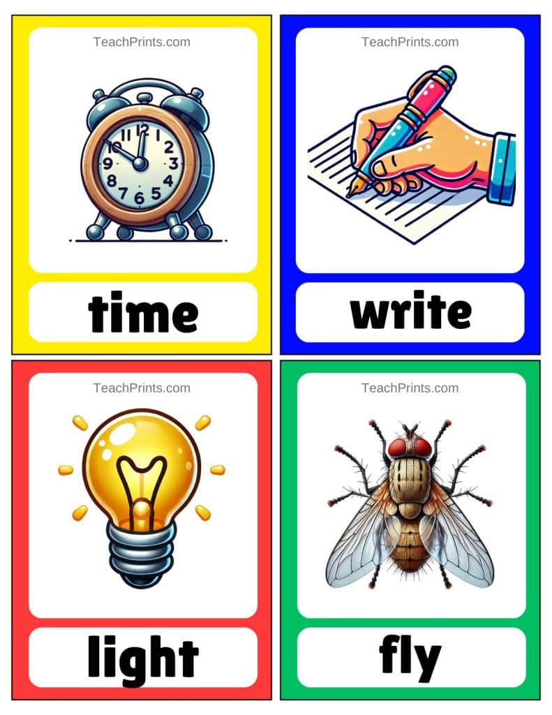 74 Free Long Vowels Flashcards (Print Now!) - Teach Prints