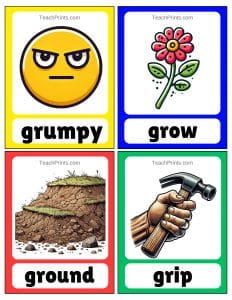 100 Free Consonant Blends Flashcards (Printable) - Teach Prints