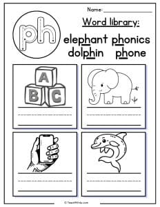 53 Free Digraphs Worksheets - PDF Printable - Teach Prints