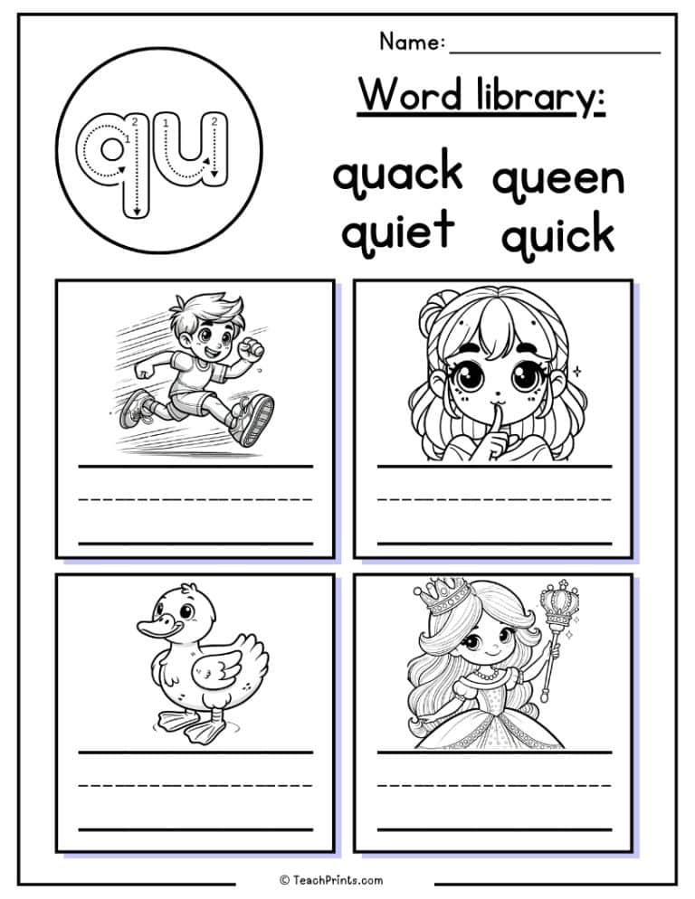 53 Free Digraphs Worksheets - PDF Printable - Teach Prints