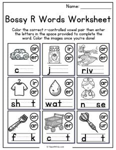327 Free Phonics Worksheets - PDF Printables - Teach Prints