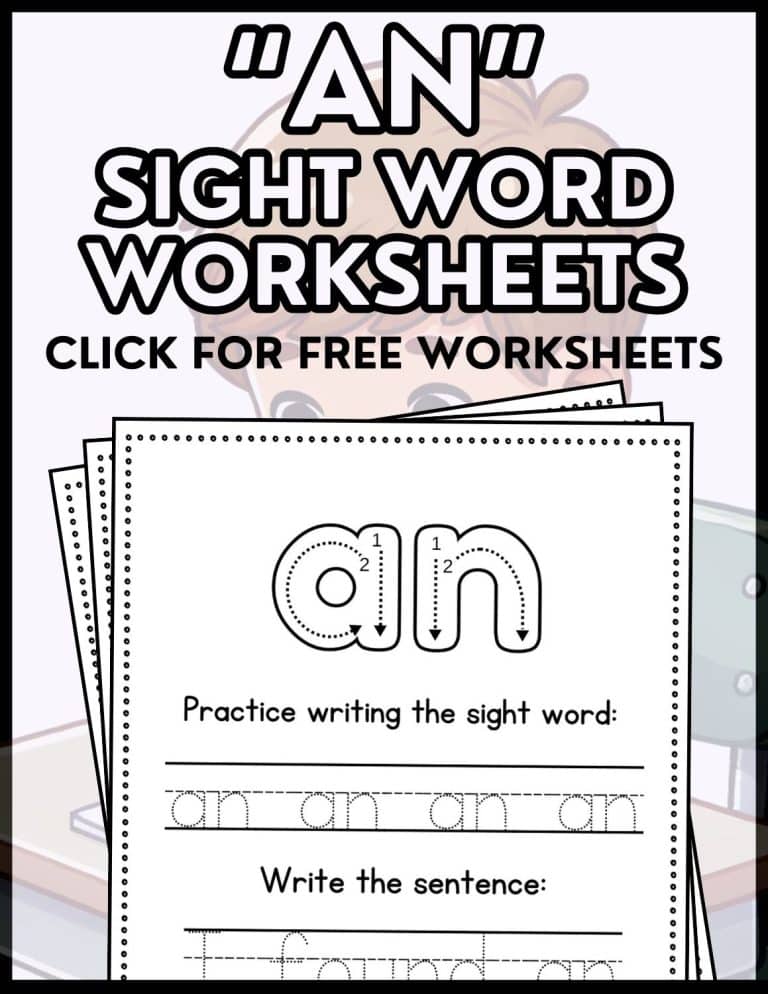 154 Sight Words Worksheets (Free PDF Printables) - Teach Prints