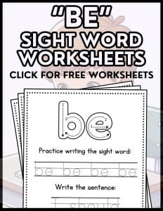 154 Sight Words Worksheets (Free PDF Printables) - Teach Prints