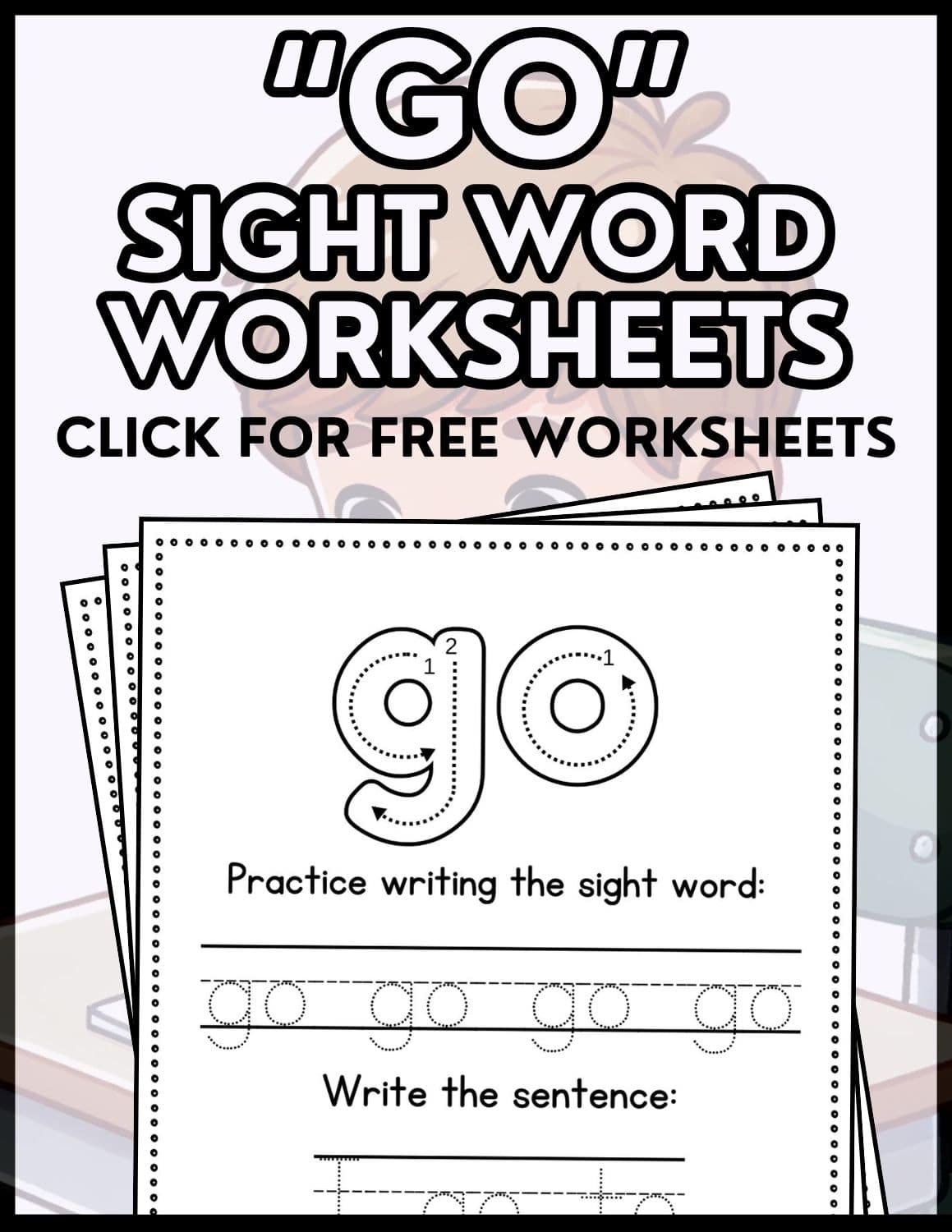 154 Sight Words Worksheets (Free PDF Printables) - Teach Prints