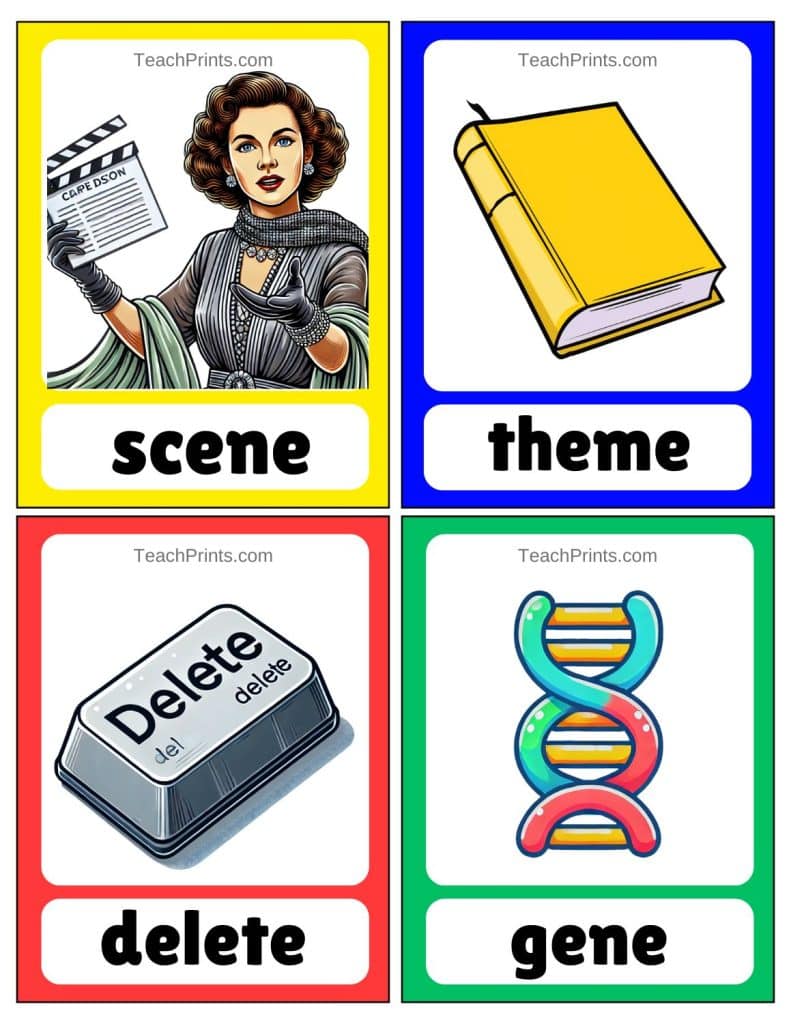 40 Free Silent E Flashcards (Magic E) - Print Now! - Teach Prints